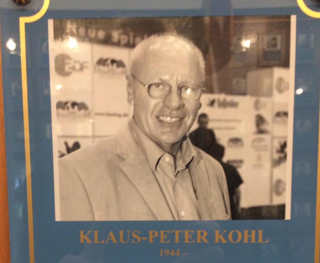 Acceptance Remarks on Klaus Peter Kohl's Induction to the International ...