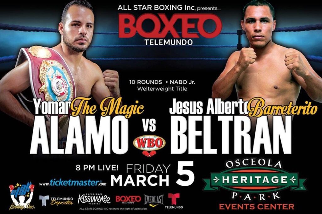 WBO | WBO NABO Jr. Welterweight Championship: Alamo-Beltran Kickoff ...
