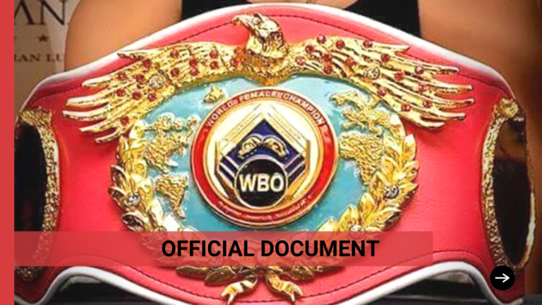 Official Results Archives - WBO