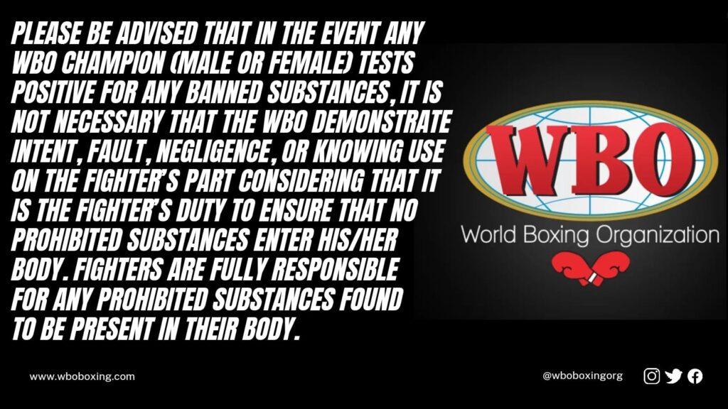 Advisory Notice - WBO
